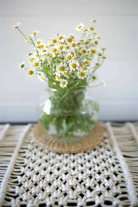 Macrame Table Runner DIY A Beautiful Mess