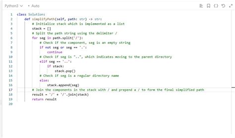 Day 72 Of Leetcodesimplifypathchallenge Honorine Ndom Ndzah Posted On