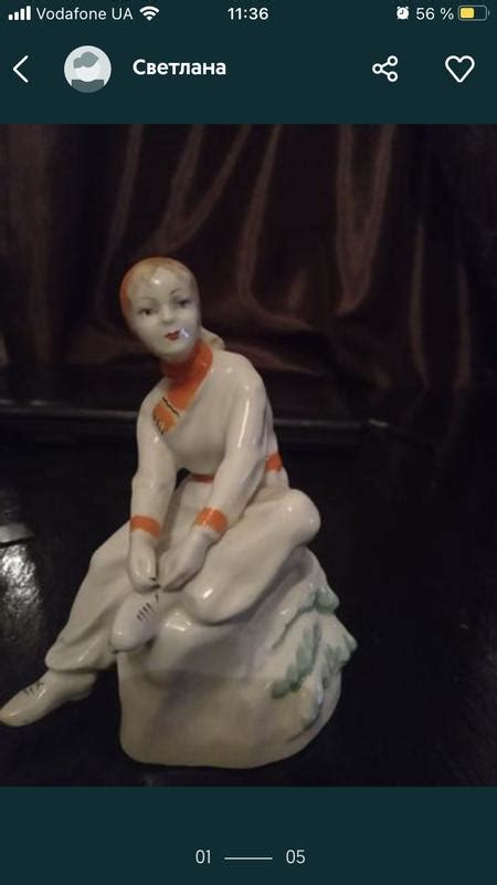Порцелянова статуетка фігурістка — ціна 1000 грн у каталозі Статуетки Купити товари для дому та
