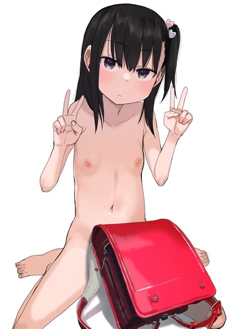 Alexa Mahone Original Highres 1girl Backpack Bag Bare Arms Bare