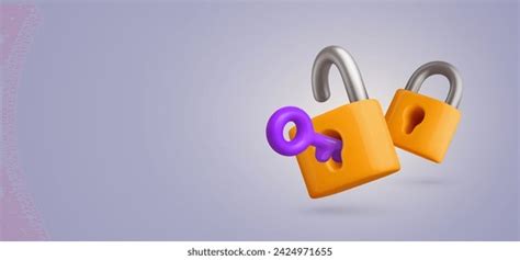 Safety Encryption Protection Privacy Data Accesslocked Stock Vector