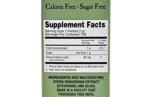 Trader Joes Stevia Packets 35 Oz Pricepulse