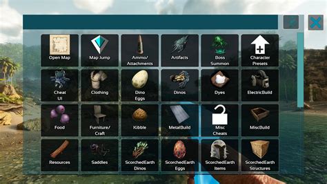 mx cheat ui ark survival ascended mods curseforge