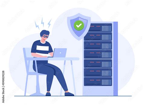 database security phishing hacker attack concept hackers stealing