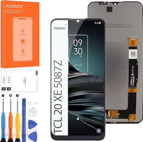 Screen Replacement For Tcl 20 Xe 5087z Lcd Display Touch Digitizer Glass Assembly Walmart