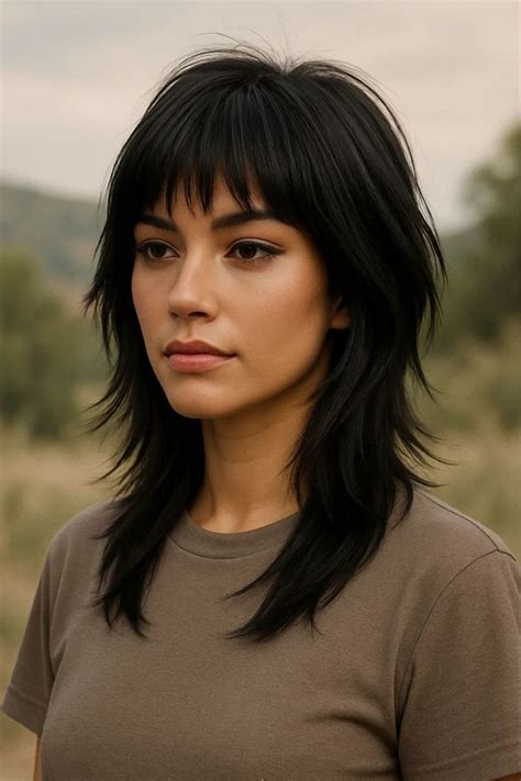 Trending 35 Must Try Wolf Cut Hairstyles Medium Wolf Cut With Bangs