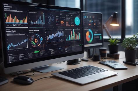 Premium Ai Image Business Analytics To Software Unleashing Data Visualization Automation On