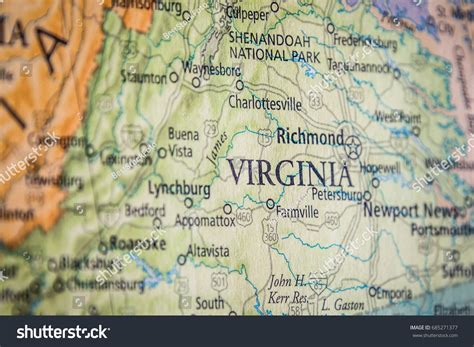 Virginia Maps Of The State