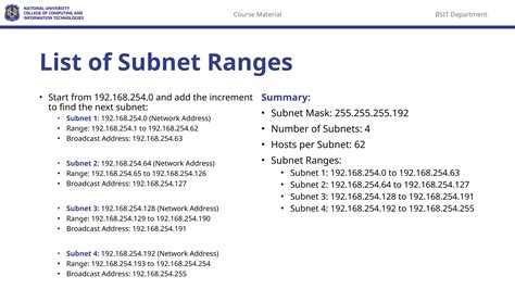1 subnetting supernetting and vlans 1 1 pptx computer