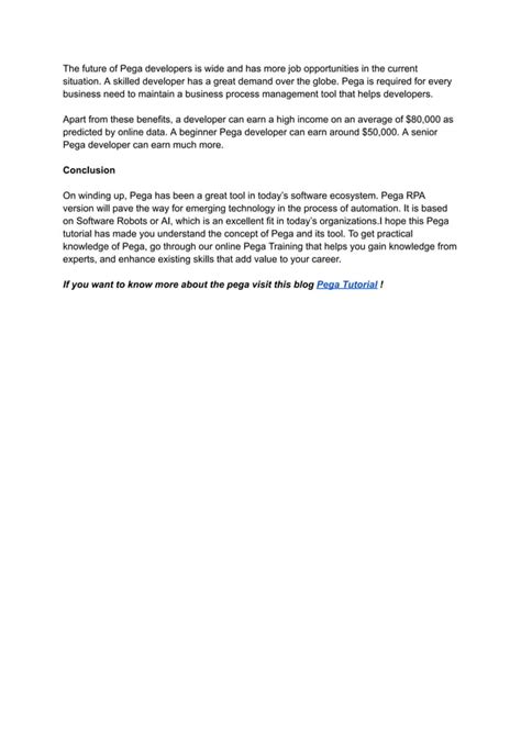 Pega Tutorial Pdf Programming Languages Computing