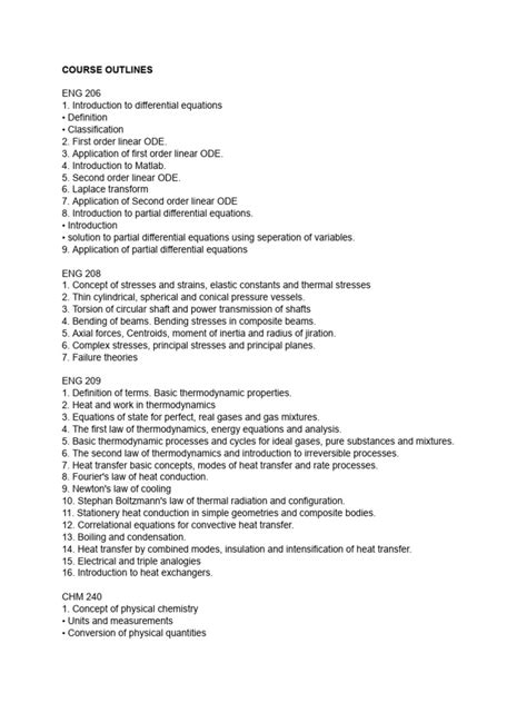 course outlines pdf