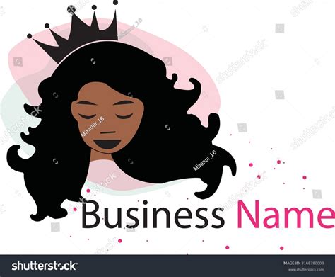 Vector Girls Logo Label Badge Girl Stock Vector Royalty Free