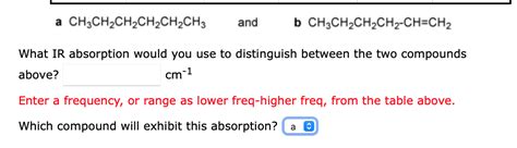 Solved A Ch3ch2ch2ch2ch2ch3 And B Ch3ch2ch2ch2−ch Ch2 What