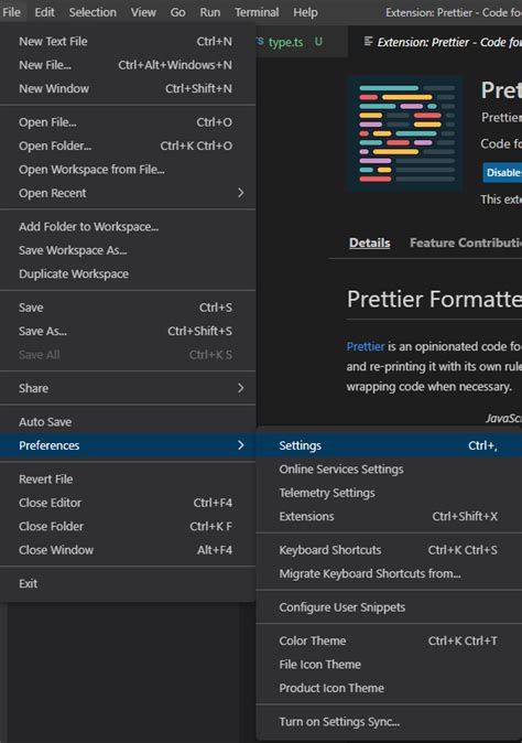 Vscode 저장하면 들여쓰기자동정렬세미콜론 등 자동으로 맞춰주는 설정 — 도여니즘 개발 블로그