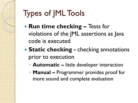 Ppt Jml Tools Review And Evaluation Powerpoint Presentation Free
