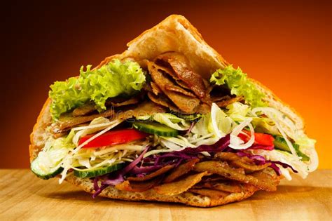 Kebab Stock Image Image Of Plate Mexican Doner Grilled 59675491