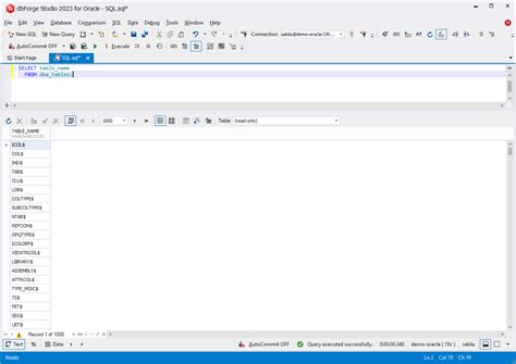 Show Tables In A Schema Oracle At Mary Nugent Blog