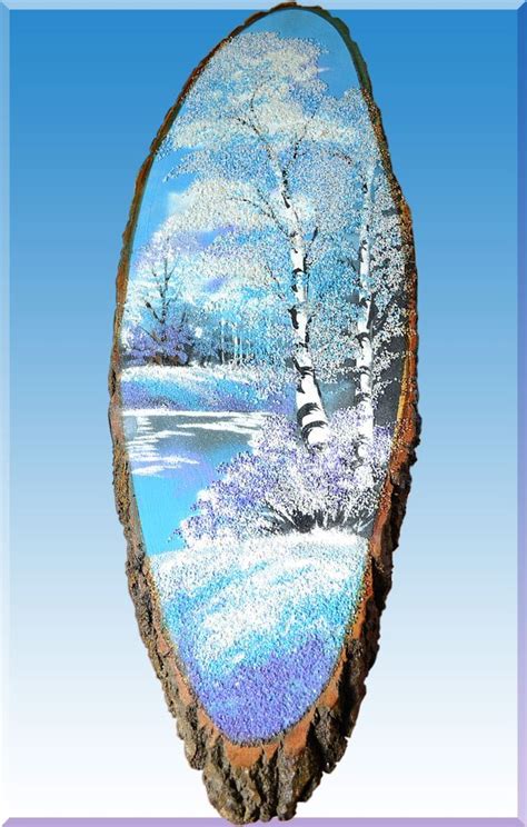 Живопись по дереву Картины Галечное искусство