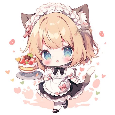 Chibi Nekomimi Maid By Wabisabiwonders On Deviantart
