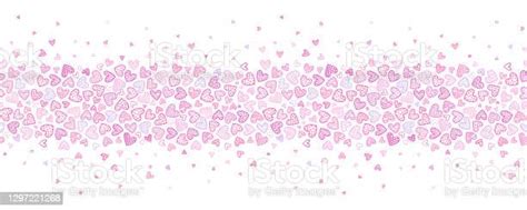 재미 손 은 수평 원활한 패턴 화려한 낙서 하트 배경 배너 배경 화면 직물에 좋은 벡터 디자인 긍정적인 감정 표현에 대한 스톡