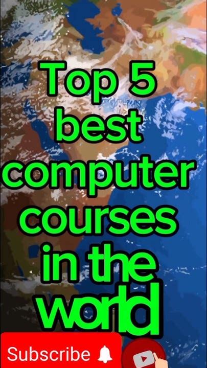 Top 5 Best Computer Courses In The World 🌎support Shorts