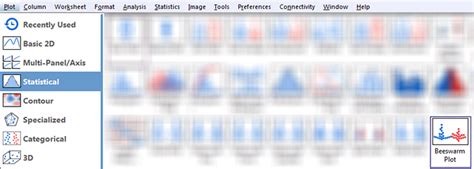 Help Online Origin Help Beeswarm Plot