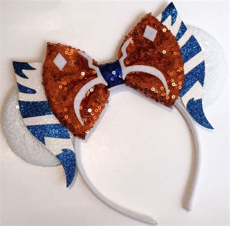 Ahsoka Tano Star Wars Mickey Ears Ahsoka Jedi Ears Mickey Mouse Ears Minnie Ears Star