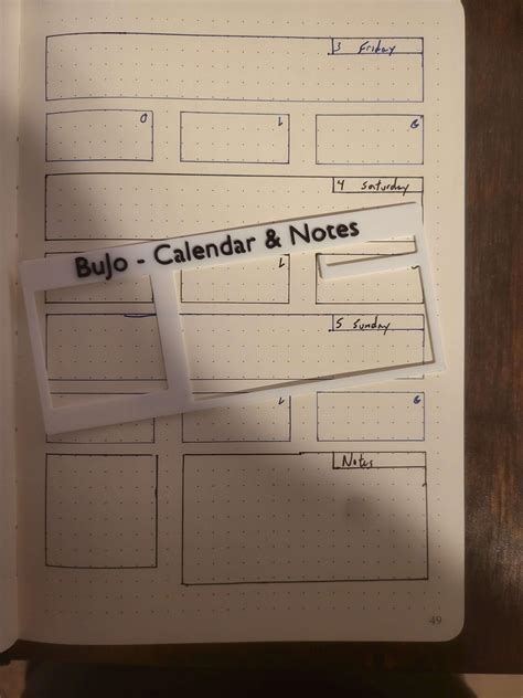 Bujo Bullet Journal Calendar And Notes 3d Model By Noahgbuss On Thangs