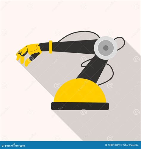 Vector Design Of Robot And Factory Symbol Set Of Robot And Space Stock