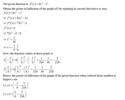 Answered Find The Points Of Inflection Of The… Bartleby