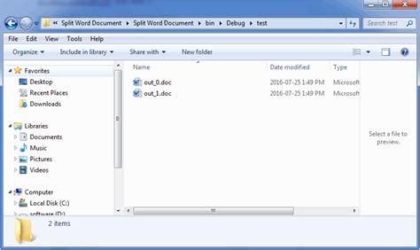 How To Split A Word Document Into Multiple Documents By Section Break In C