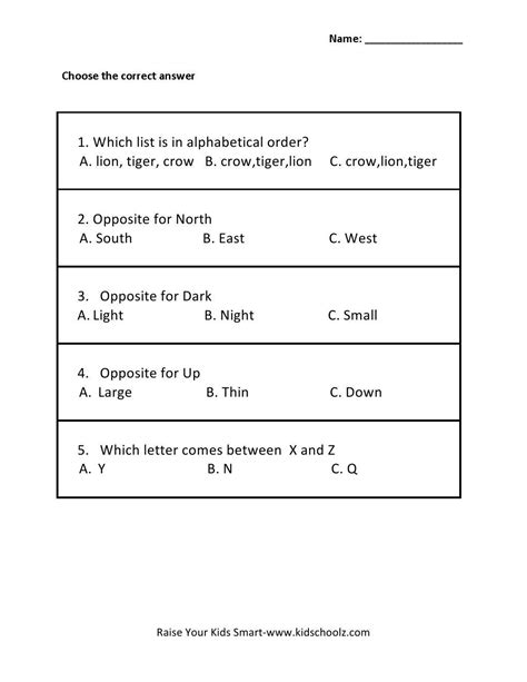 Problem And Solution Worksheets Grade 1 WorksSheet List