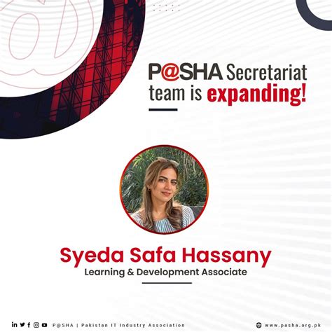 Pakistan It Industry Association P Sha On Linkedin We Welcome Syeda Safa H To The