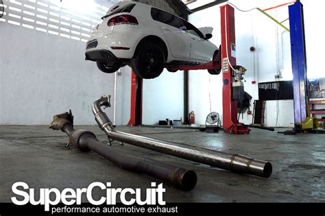 Supercircuit Exhaust Pro Shop Vw Golf Mk6 Gti Catless Downpipe