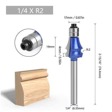 Corner Bead Router Bit Incisive Cut Edge Beading Router Bit XR For Woodworking Lazada PH