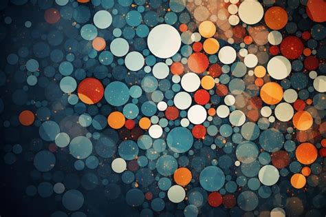 Premium Ai Image Circle Texture Background