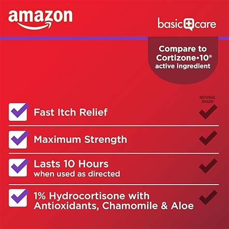 Basic Care Maximum Strength Anti Itch Cream Hydrocortisone 1 Percent Intensive