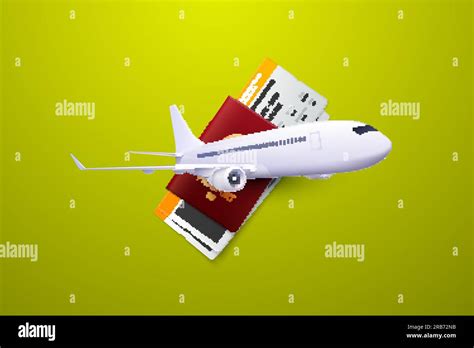 Itinerary And Passport Stock Vector Images Alamy