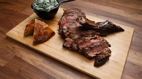 Porcini Rubbed Rib Eye Recipe Anne Burrell Food Network