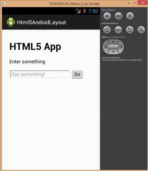 how to integrate html5 into android application haydar s blog