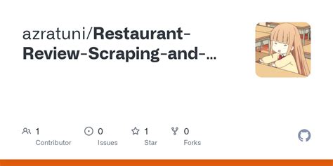 Github Azratuni Restaurant Review Scraping And Sentiment Analysis