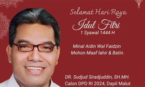 Dr Sudjud Sirajuddin Sh Mh Resmi Mendaftar Sebagai Calon Dpd Ri Dapil