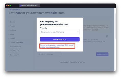 segment your traffic by custom properties plausible docs