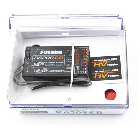 Original Futaba R6208SB 8 Channel 2 4GHz FASST Hi Voltage Rx Receiver 8FG Super 100 New In