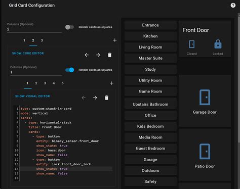 dashboard navigation and column optimizations frontend home