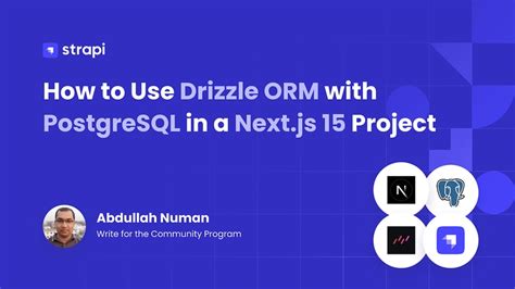 How To Use Drizzle Orm With Postgresql In Nextjs 15 Dev Community