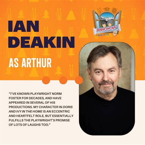 Meet The Cast Of Doris And Ivy In The Home Ian Deakin As Arthur Beech
