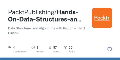 Github Packtpublishinghands On Data Structures And Algorithms With