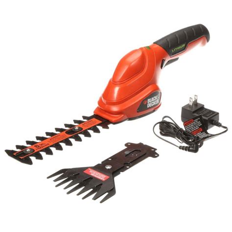 Black Decker 3 6v Cordless Battery Powered 2 In 1 Compact Garden Shears