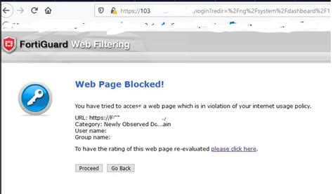 Webfilter Blocking Remote Fortigate Firewall Over Wan R Fortinet